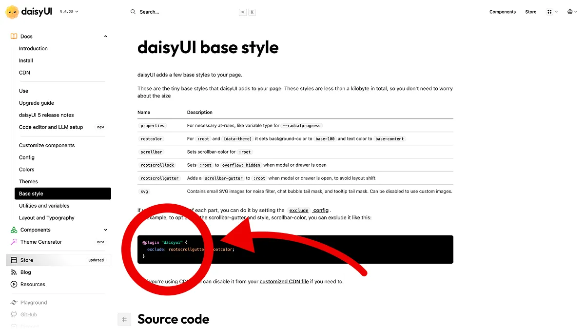 daisyUI base style — daisyUI Tailwind CSS Component UI Library